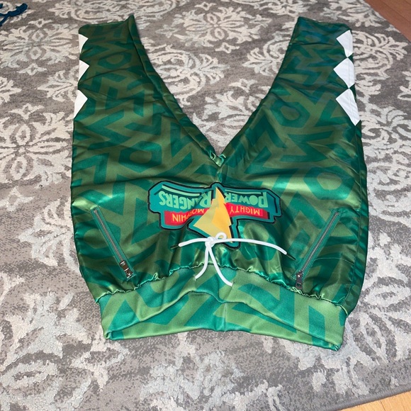 Headgear Classics | Other | Mighty Morphin Power Rangers Green Satin ...